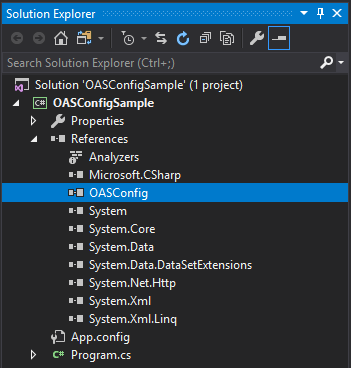 Getting Started with OASConfig